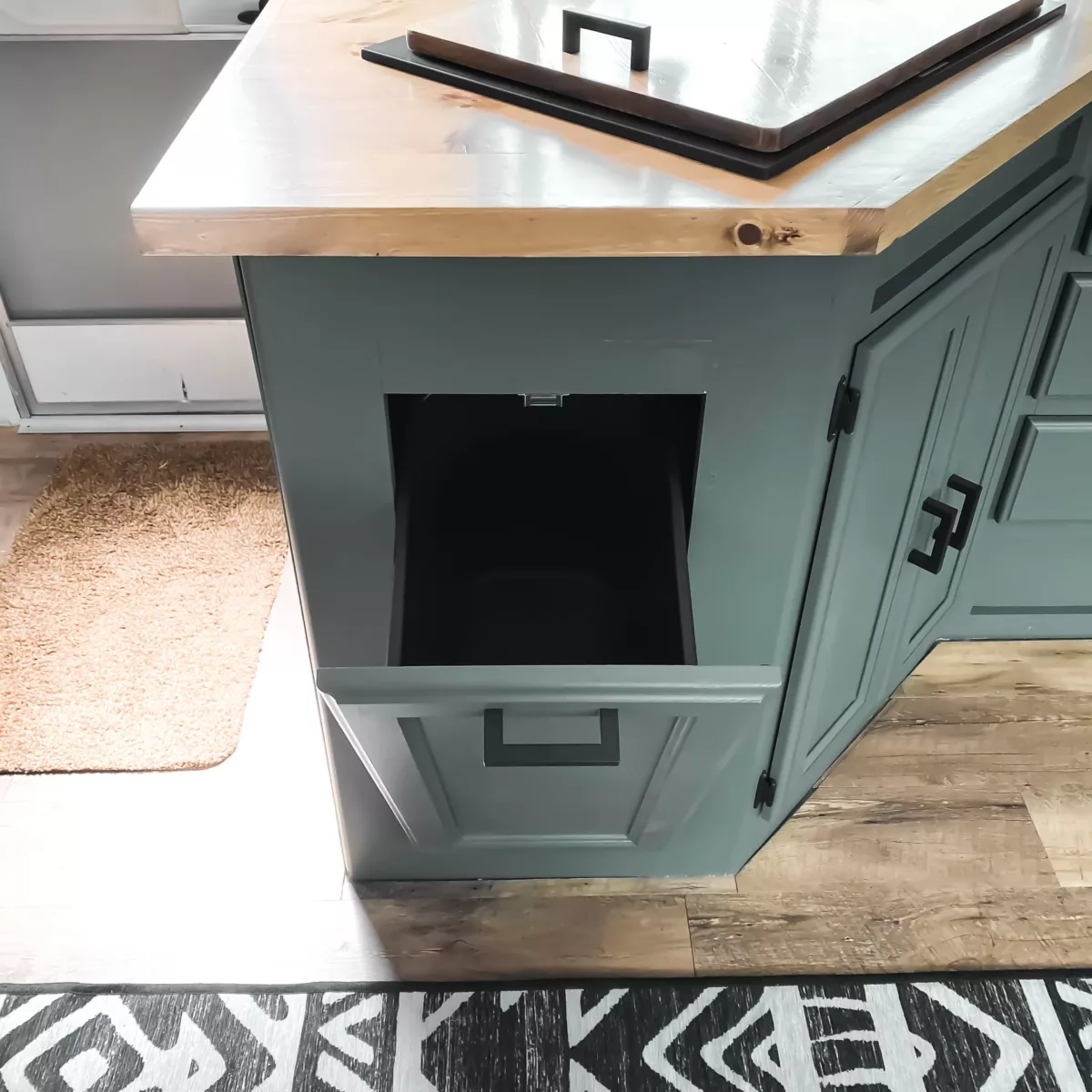 How to Build an RV Trash Can Cabinet