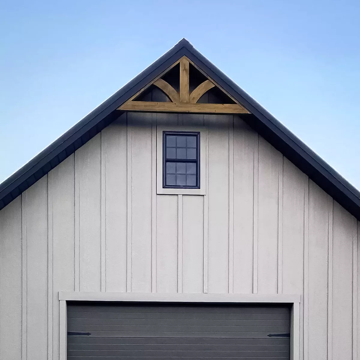 DIY Decorative Gable End Plans for 10/12 Roof Pitch - The Happy Glamper Co.