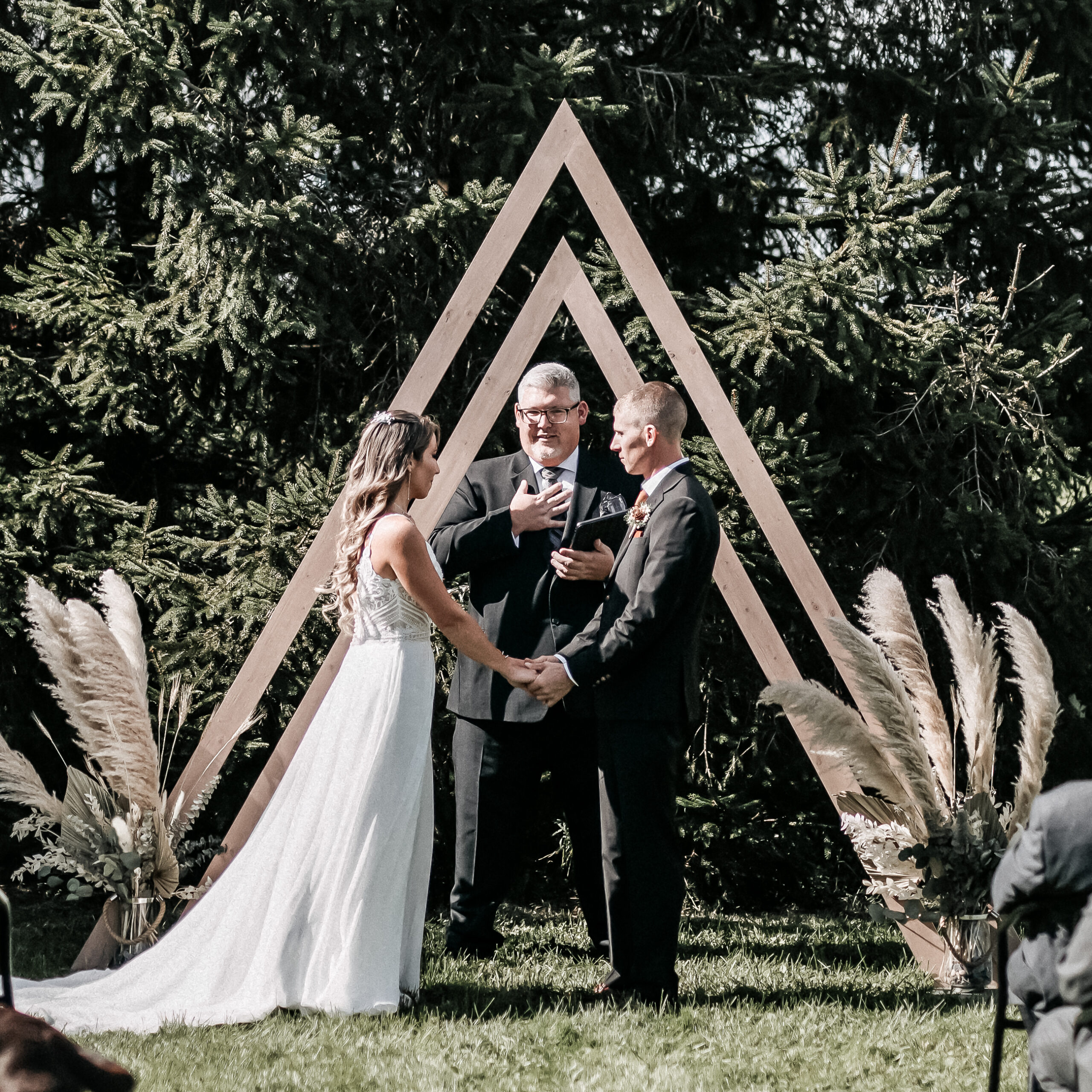 Triangle Wedding Arch Plans - Ceremony Arches & Wedding Arbors